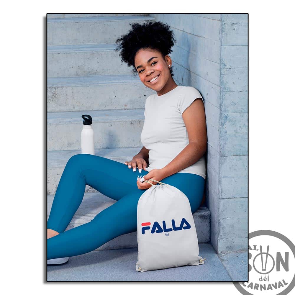 ֍ Mochila de saco marca Falla 【 Al son del Carnaval