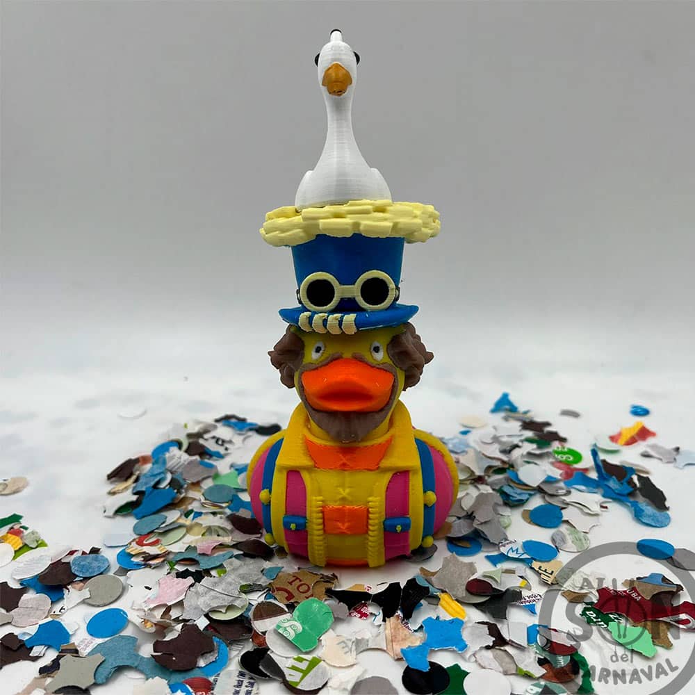 ֍ Pato de carnaval con gaviota | Envío Urgente